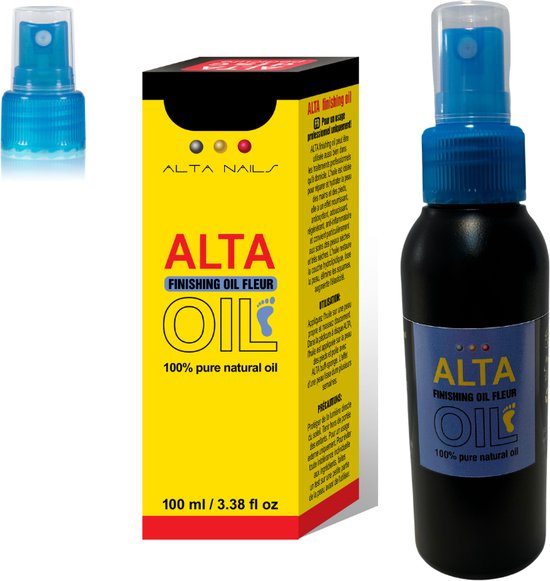 ALTA finishing FLEUR oil 100 ml (100% pure natural oil) met spaypomp | bol