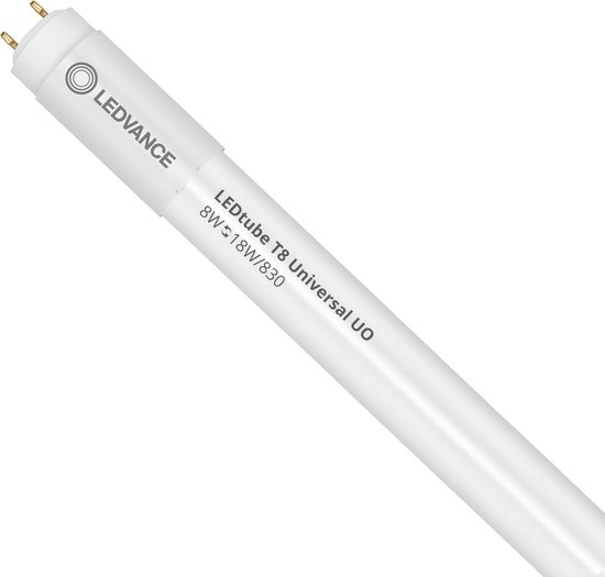 Ledvance LED Buis T8 Value (UN) High Output 8W 800lm - 830 Warm Wit ...