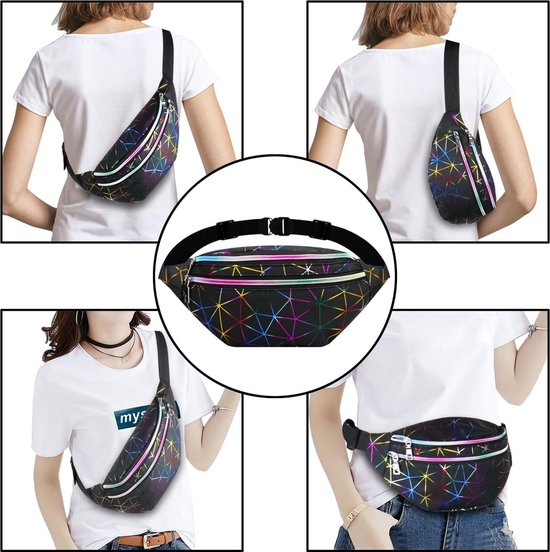 Heuptas PU-lichtroze - waterdichte, verstelbare heuptas voor dames ...