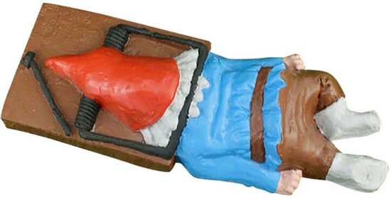Grappige muizenval kabouter - Dwerg - Tuinbeeld - Sculptuur - Binnen en ...