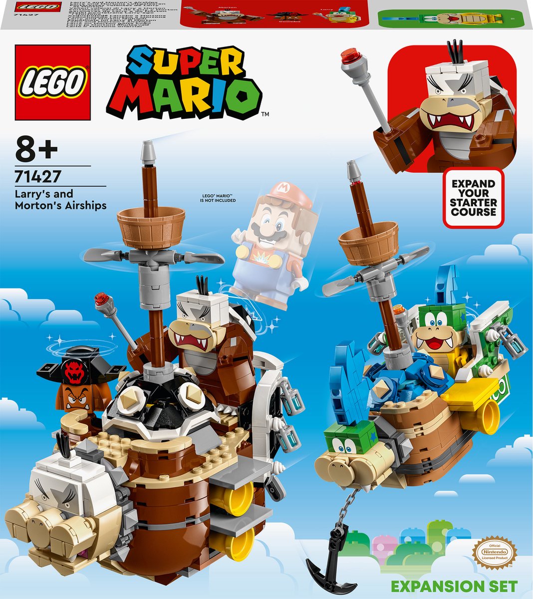 LEGO Super Mario Uitbreidingsset: Larry en Mortons luchtschepen - 71427 ...