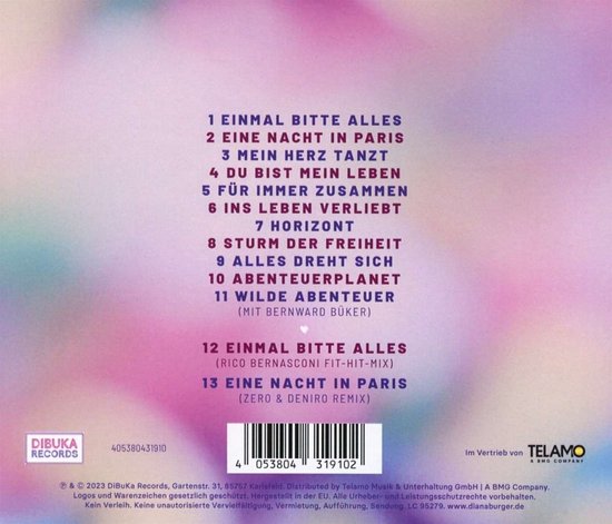 Diana Burger - Einmal Bitte Alles (CD), Diana Burger | Muziek | bol