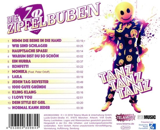 Tanz Tanz Tanz, Zipfelbuben | Muziek | bol