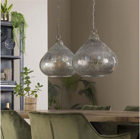 Hanglamp Bell Clearstone | 2 Lampen | bol