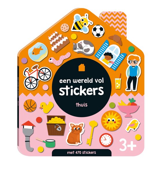 Een wereld vol stickers - Thuis, Interstat | 9789464324662 | Boeken | bol