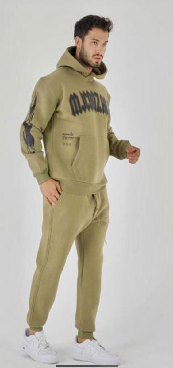 Trainingspak Katoen - Dikke pak - Mannen Trainingspak Herfst Winter ...