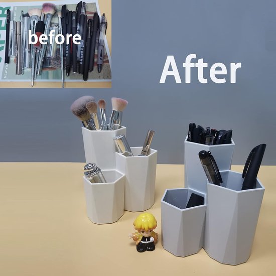 Make-up Borstel Organisatie Pot, Pen Pot voor Bureau Netjes, Creatieve ...