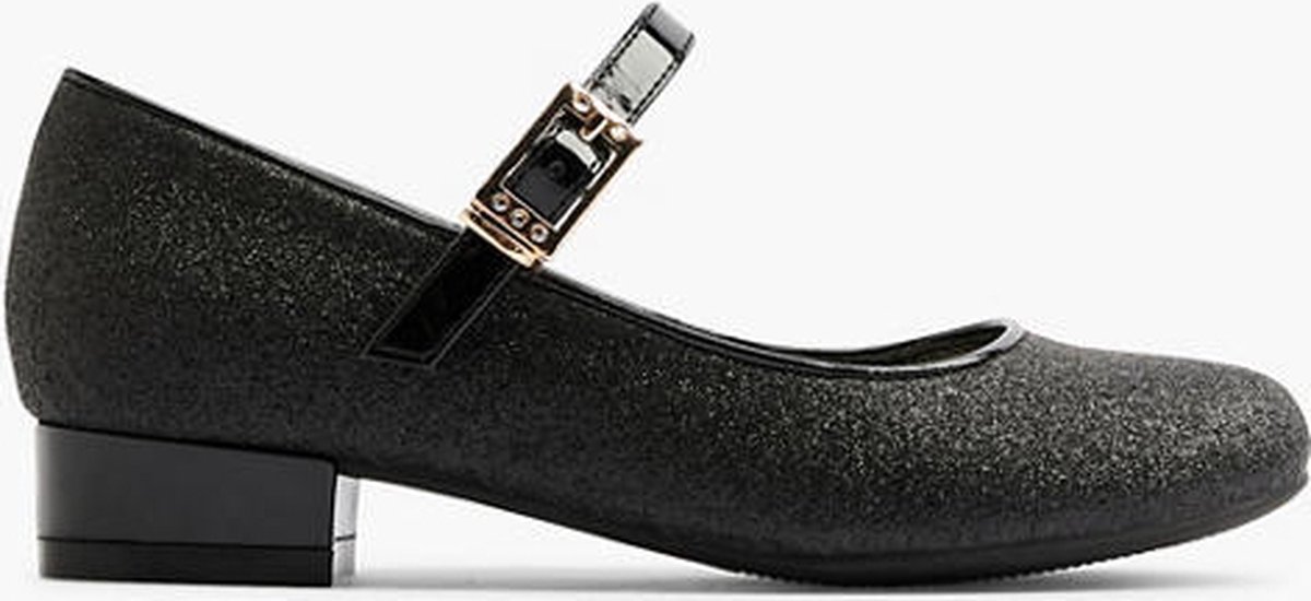 Graceland Zwarte ballerina glitters - Schoenen.nl