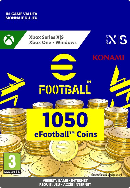 eFootball 2022: eFootball Coin 1050 - Xbox Series X|S, Xbox One ...