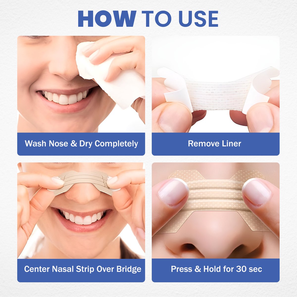 Breathe Better - 90 Neuspleisters - Maat 66mm Medium/Large - Sterke ...