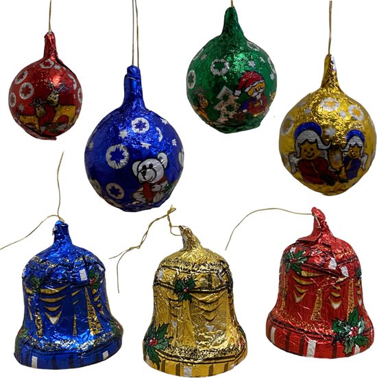 Candy Freaks - Combi deal 35 kerstklokken en chocolade kerstballen ...