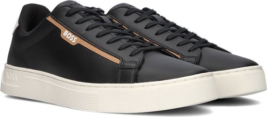 Boss Rhys Tenn Lage sneakers - Leren Sneaker - Heren - Zwart - Maat 43 ...