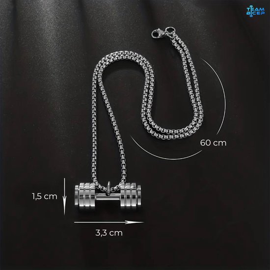 Team Bicep Dumbbell Goude Ketting - Fitness Dumbbell ketting - Sport ...