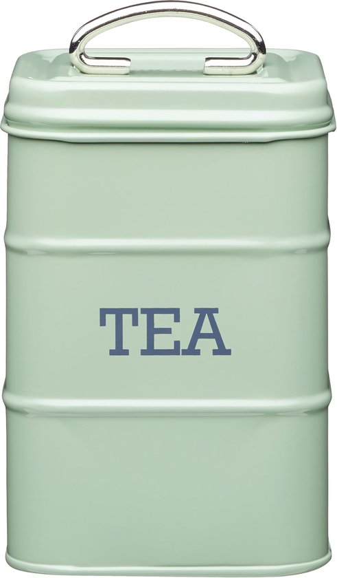 Living Nostalgia Metalen Theedoos, 11 x 17 cm - English Sage | bol