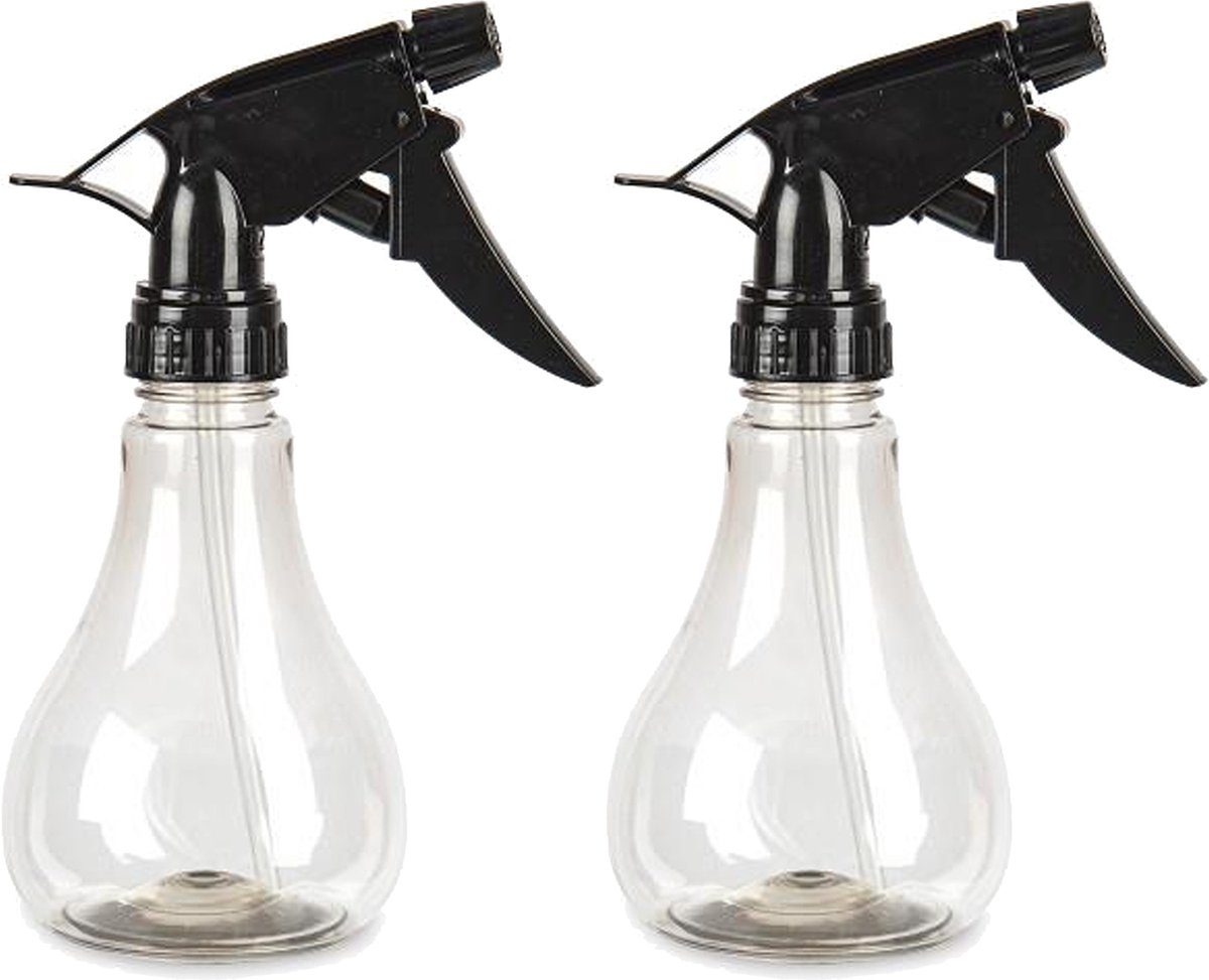 Plasticforte Waterverstuiver/plantenspuit - 2x - zwart - 250ml ...