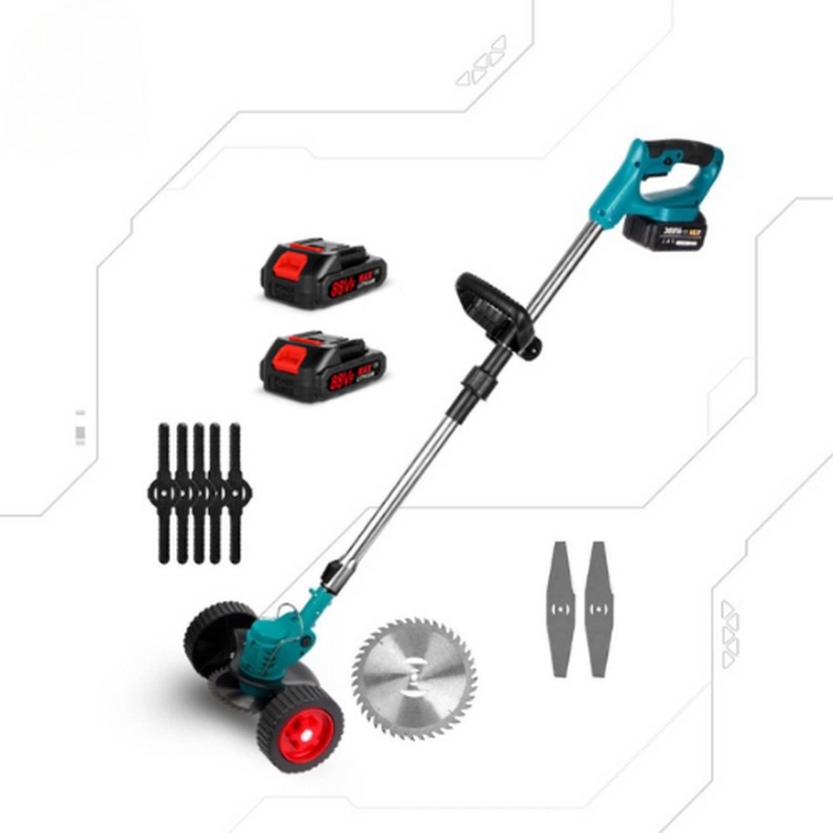 SONTRIX Elektrische Grasmaaier 3 In 1 - 1500W - 12000PRM - 360° - 2 ...