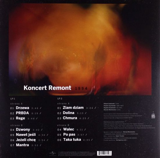 Kobong: Koncert Remont 1994 [2xWinyl], Kobong | Muziek | bol