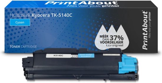 PrintAbout - Alternatief voor de PrintAbout TK-5140C / cyaan | bol