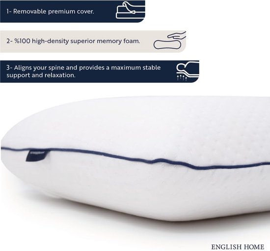 Traagschuimkussen, Ademend In hoogte verstelbaar orthopedisch kussen, Cervicaal kussen... | bol