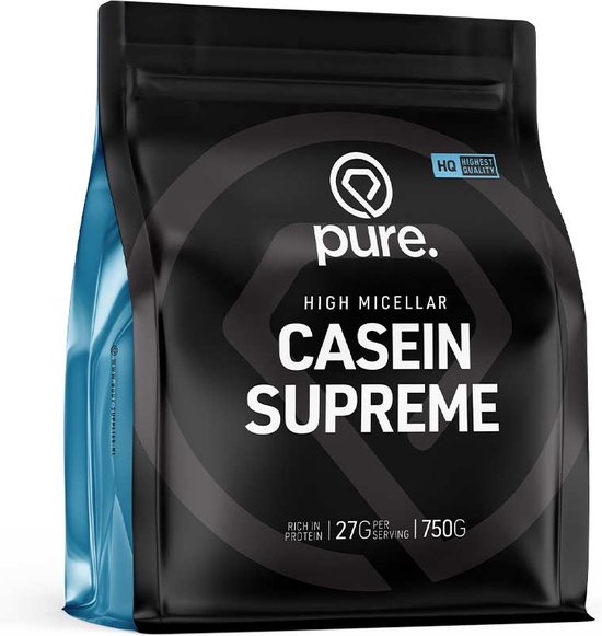 PURE Casein Supreme - 750gr - vanille - micellaire caseine - eiwitshake ...