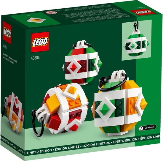 LEGO Kerst Limited Edition 40604 - Kerstballen | bol