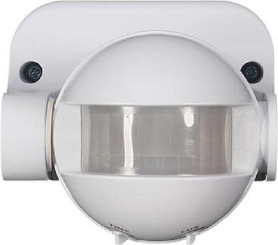 Perel Bewegingsmelder, PIR, 12 m detectiebereik, 180° detectiehoek ...