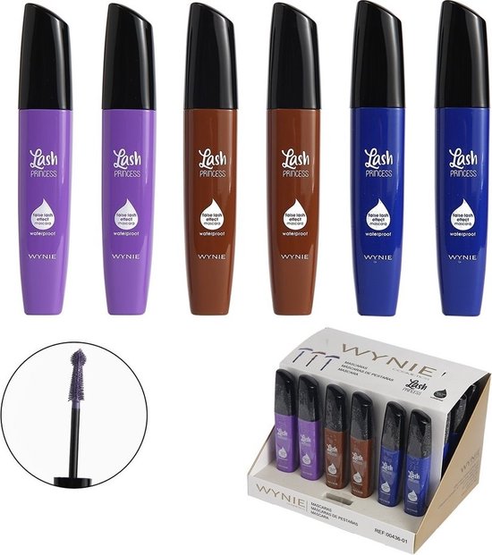 Wynie - Lash Princess Mascara - Bruin - Waterproof - 1 flesje met 11 ml ...