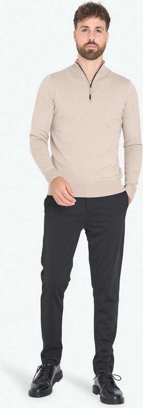 Zipper pullover Simon Beige - XXL - Solution Clothing | bol