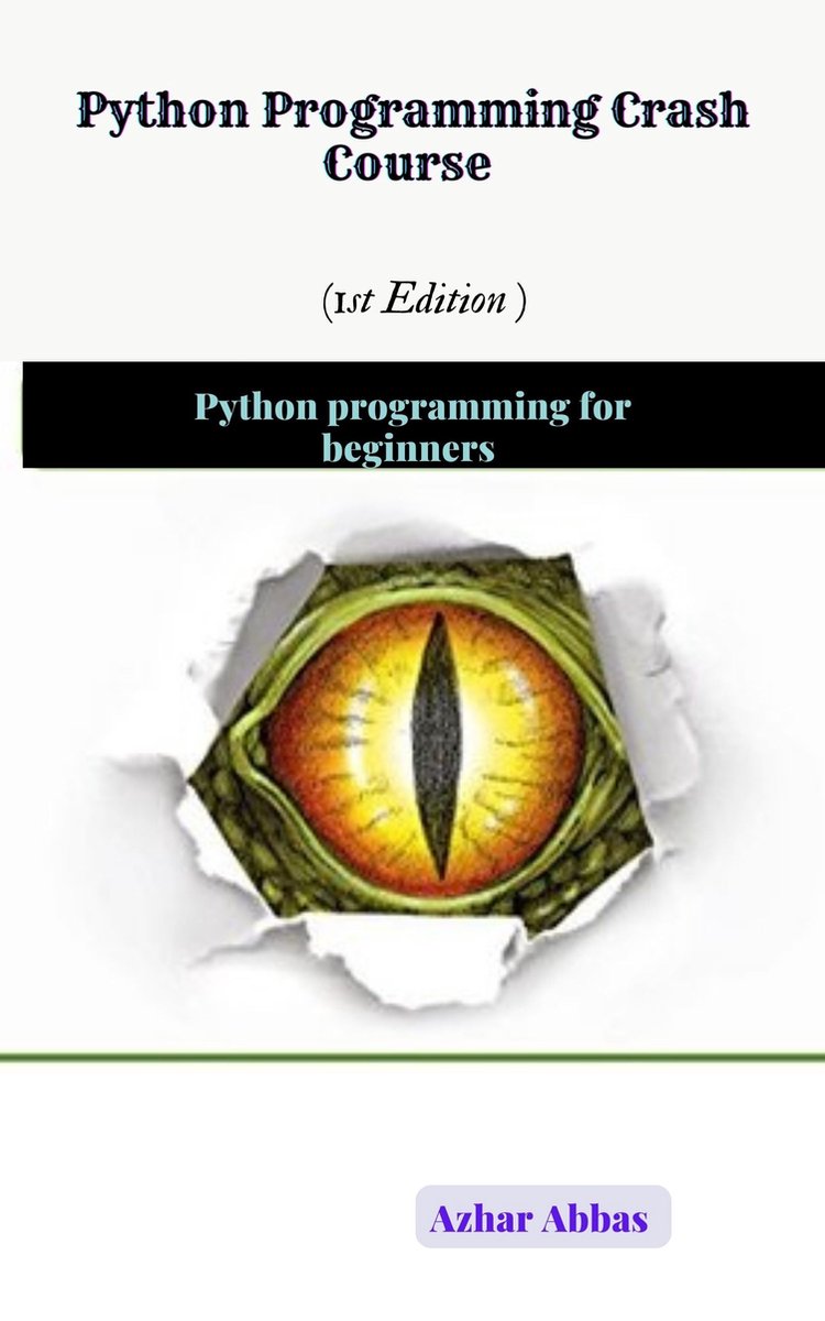 Programming Language 1 Python Programming Crash Course Ebook Azhar Abbas Bol 5012