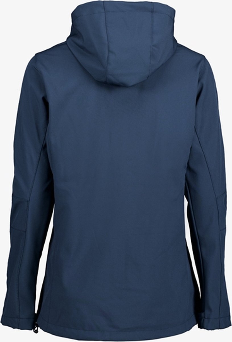 Mountain Peak dames softshell jas blauw - Maat S - Met capuchon ...