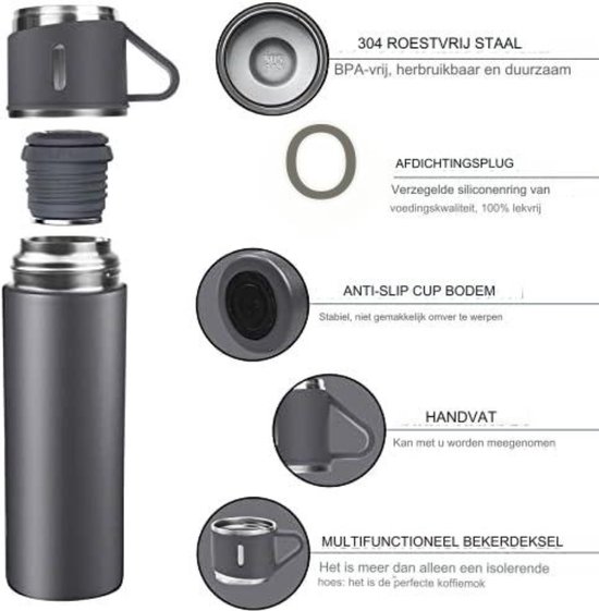 Thermoskannen met pracht en praal - Koffiekan | bol