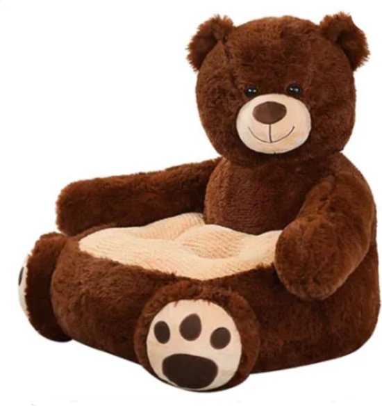 Sofa kinderen beer donkerbruin - Kinderen sofa - Peuterstoeltje ...