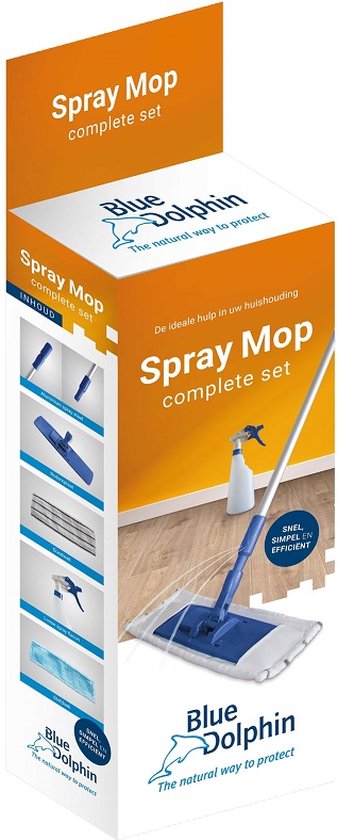 Blue dolphin Sray Mop set | bol
