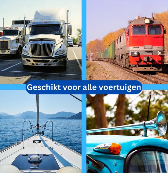 Toeter - 12 Volt - Luchthoorn voor Boot, Auto, Truck - 150dB Claxon ...