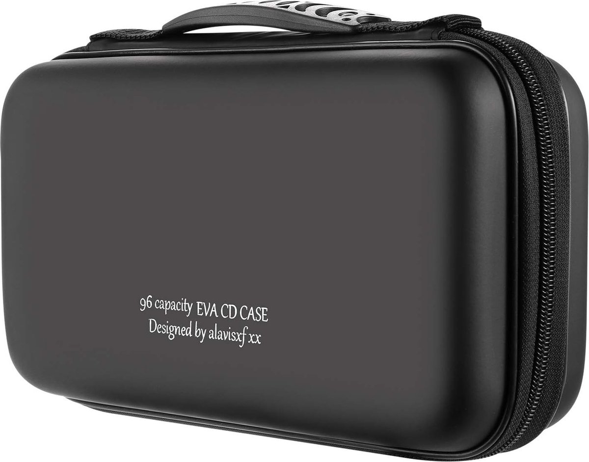 CD-tas, harde Eva Blu-ray CD-portemonnee met 96 capaciteit Handriem met ...
