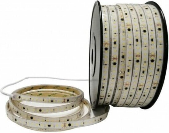 5m - LED strip -Lichtstrip met aansluiting- Directe 220V aansluiting ...