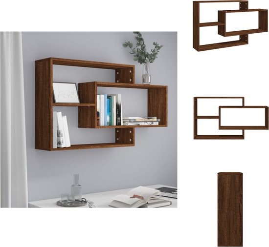 vidaXL Zwevend Wandschap - Zwevende Wandschappen - Wandschap ...