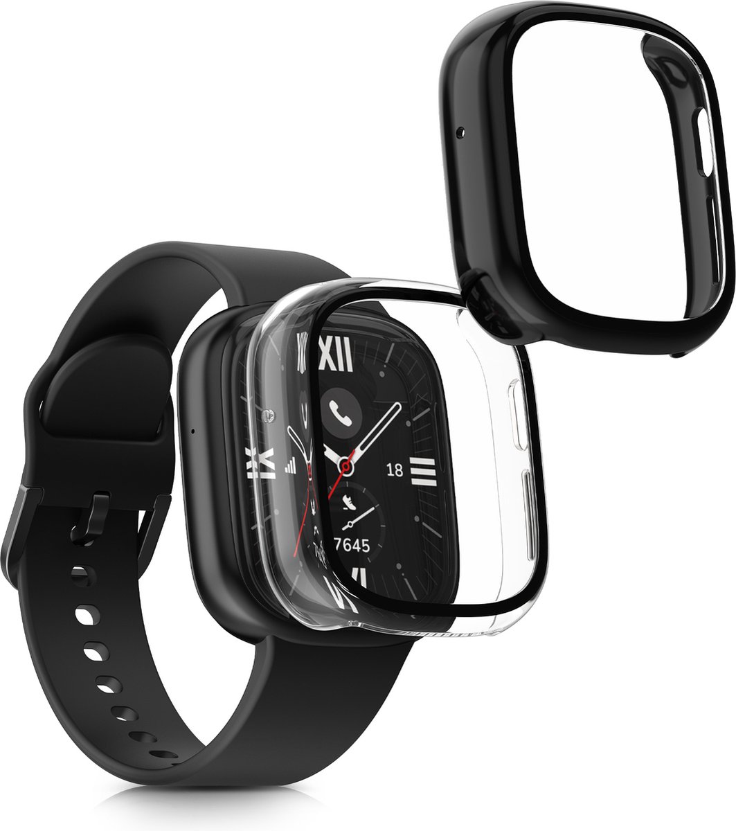kwmobile 2x cover compatibel met HONOR Watch 4 (TMA-L19) - Fitnesstracker cover van... | bol