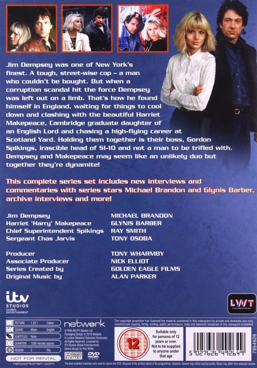 Dempsey And Makepeace: The Complete Series (DVD) (Dvd), Tony Osoba ...
