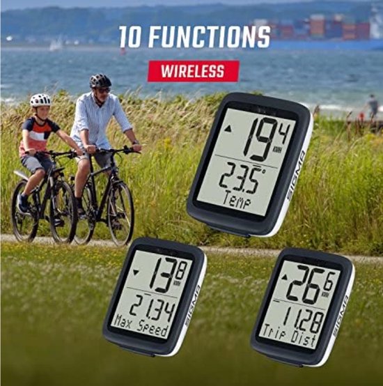 Kilometerteller Fiets - Fietscomputer Draadloos - Snelheidsmeter Fiets ...