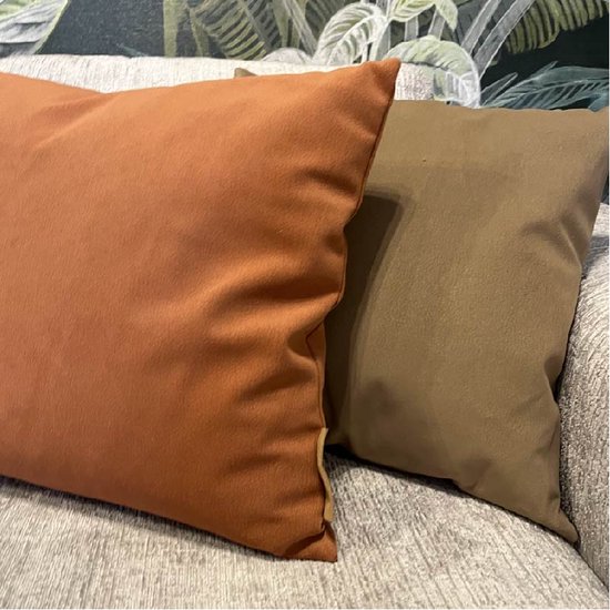 Kennis Kussen Cara Terracotta | bol