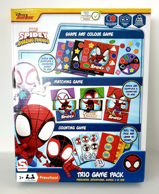 Spiderman Spidey 3 Spellen in 1 | Games | bol