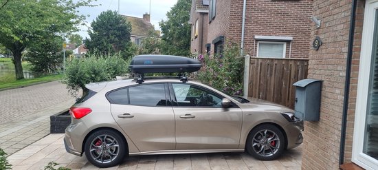 Dakkoffer PerfectFit 400 Liter + Dakdragers geschikt voor BMW X1 (F48 ...