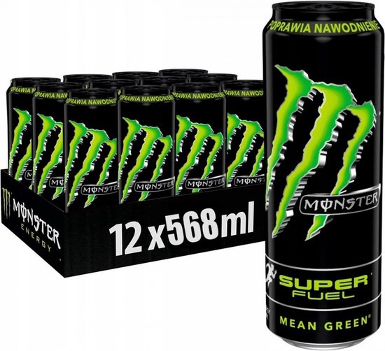 Monster Energy Super Fuel Mean Green 12 x 568ml / Inclusief Statiegeld ...