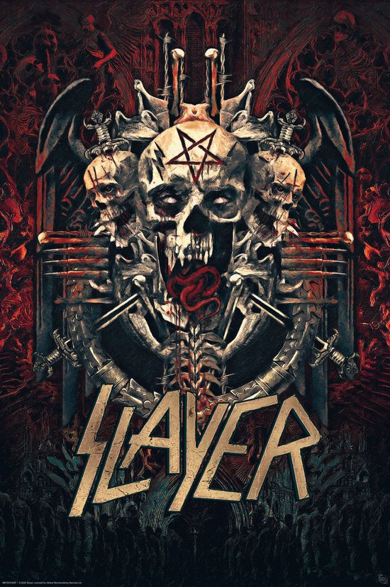 Poster Slayer Skullagramm 61x91,5cm | bol