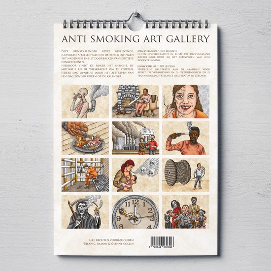 Puss In Books Illustration Anti Roken Kalender - Stoppen met roken ...