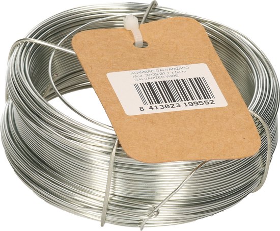 Amig IJzerdraad - 2x rol - 0,7 mm x 75 m - verzinkt staal - binddraad | bol