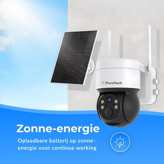 PuroTech IP Beveilingscamera - Buitencamera met Nachtzicht - Buitencamera Met... | bol