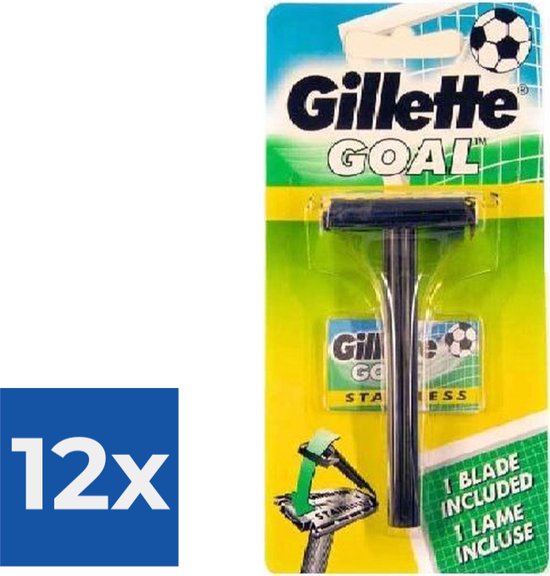 Gillette Goal Stainless Razor (with blades) - Voordeelverpakking 12 ...