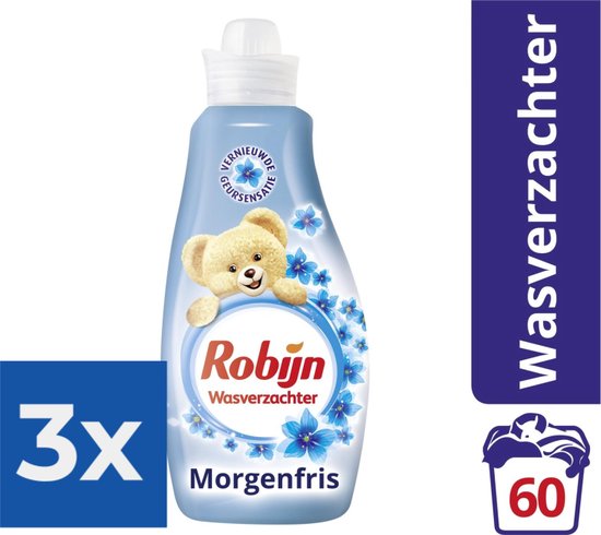 Robijn Morgenfris - 1-5 lt - Wasverzachter - 4 stuks ...